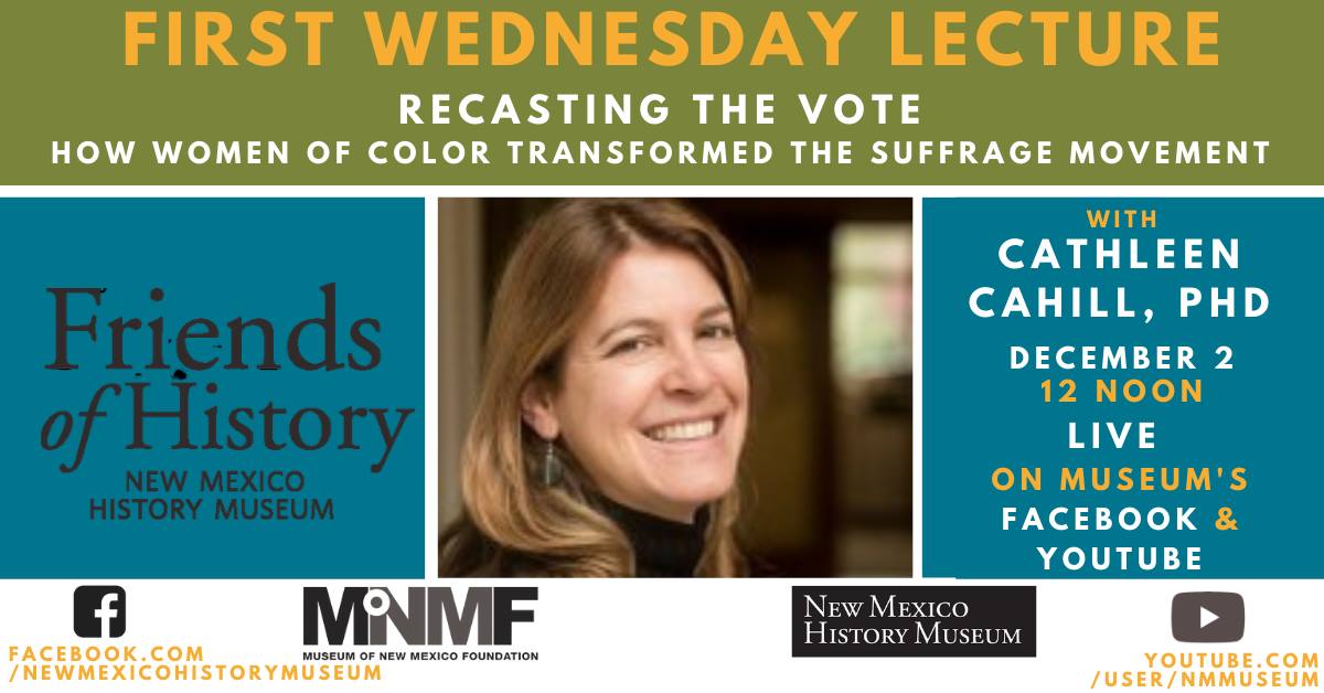 Dec 2, 2020, the next Friends of History 1st Weds Lecture: Cathleen ...